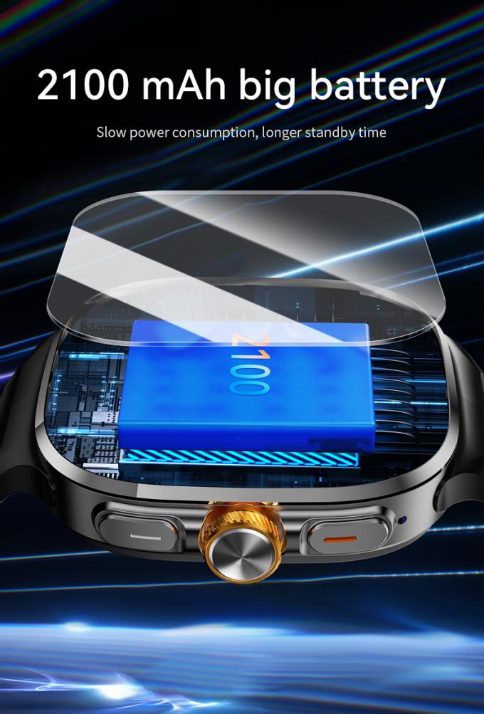 NEW M99 Smartwatch 4G SIM Card Android 10 2.4inch AMOLED Screen 2100mAh
